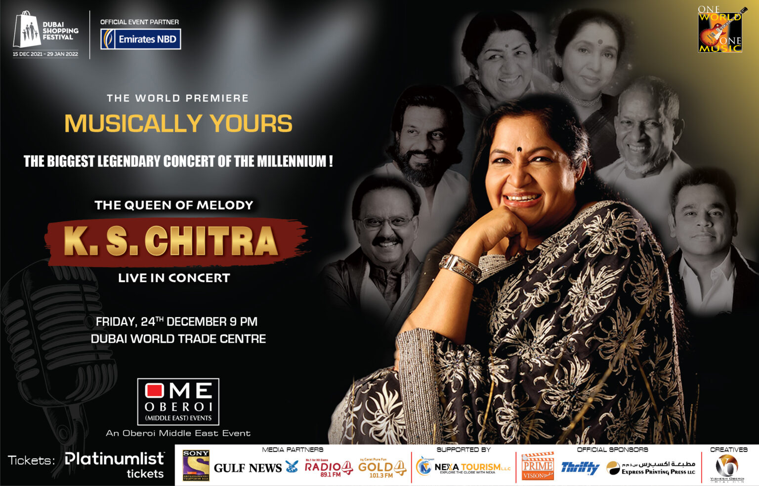 Win Tickets to KS Chithra LIVE in Concert 89.1 Radio 4 FM - Number 1 ...